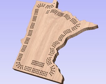 Cribbage Board SVG File - Etsy