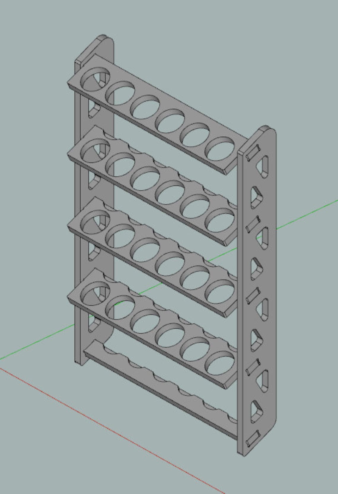 CNC File Spray Can Paint Holder Rack - Etsy