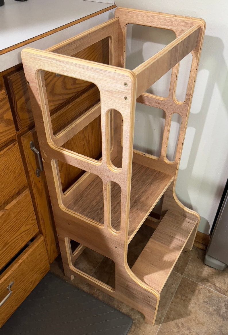 CNC File Helper Stand Helping Toddler Tower Vector Step Stool Kids ...