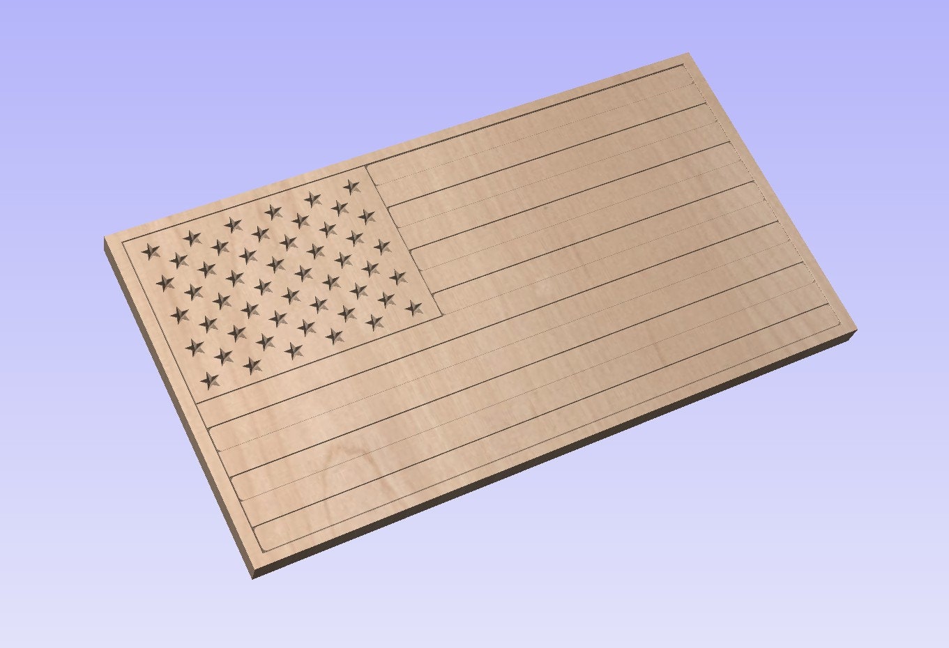 American Flag Dxf File for Cnc Routers Milling and Cnc - Etsy