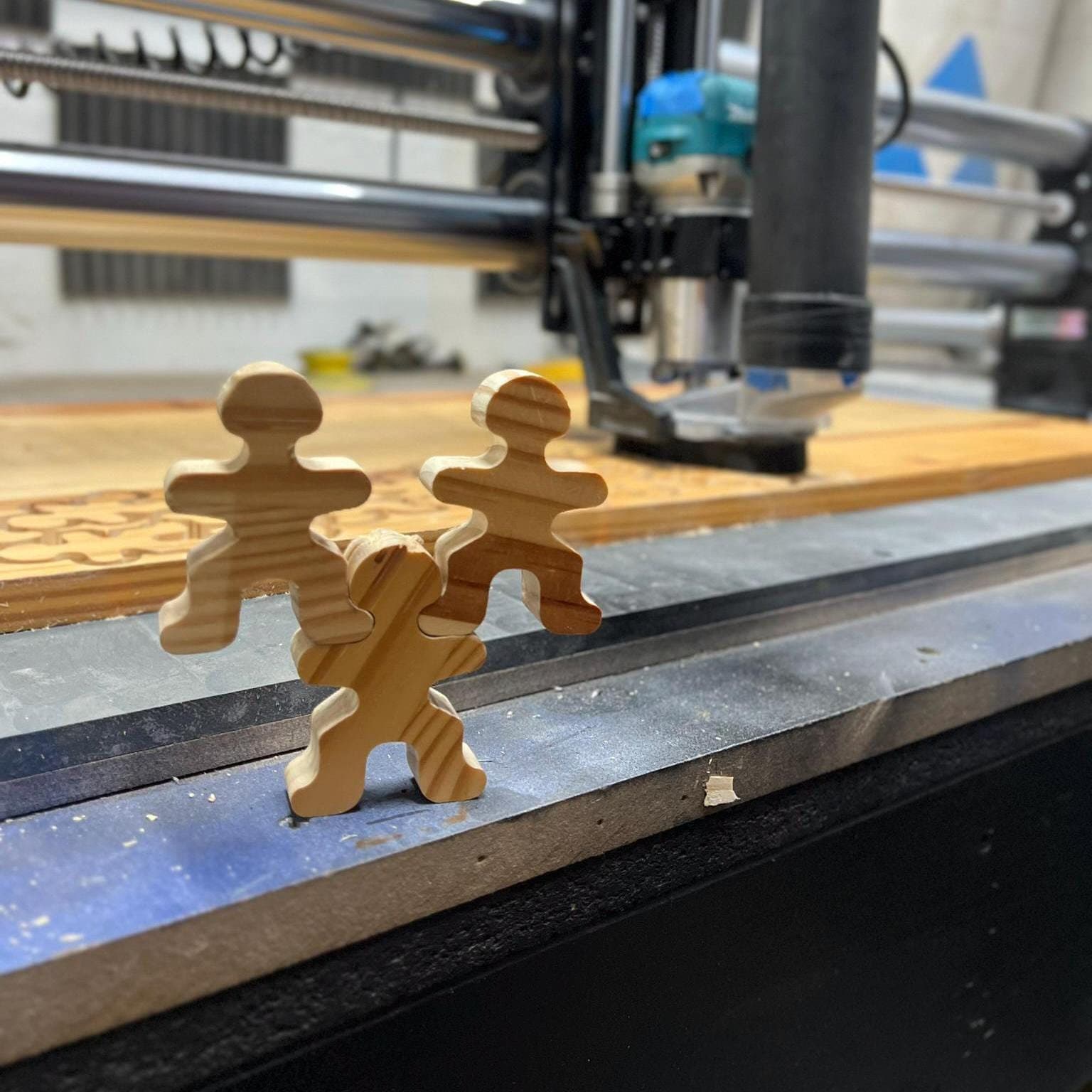 CNC File Kids Stacking Toy People Digital Dxf File for Wood Router ...