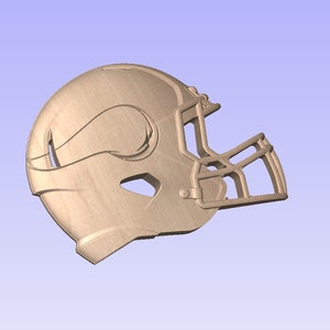 Football Helmet 3D STL, Cut File for CNC Router High-quality ...
