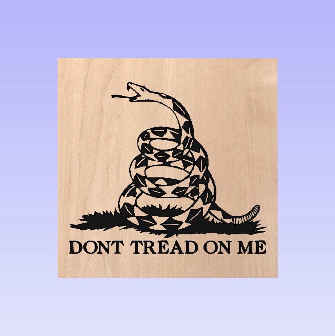CNC Cut File Don't Tread on Me Snake Crv Dxf Onefinity Shapoko ...