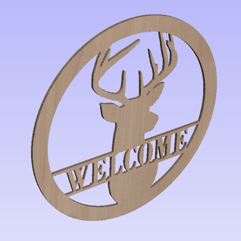 Laser Cut Welcome Sign - Etsy