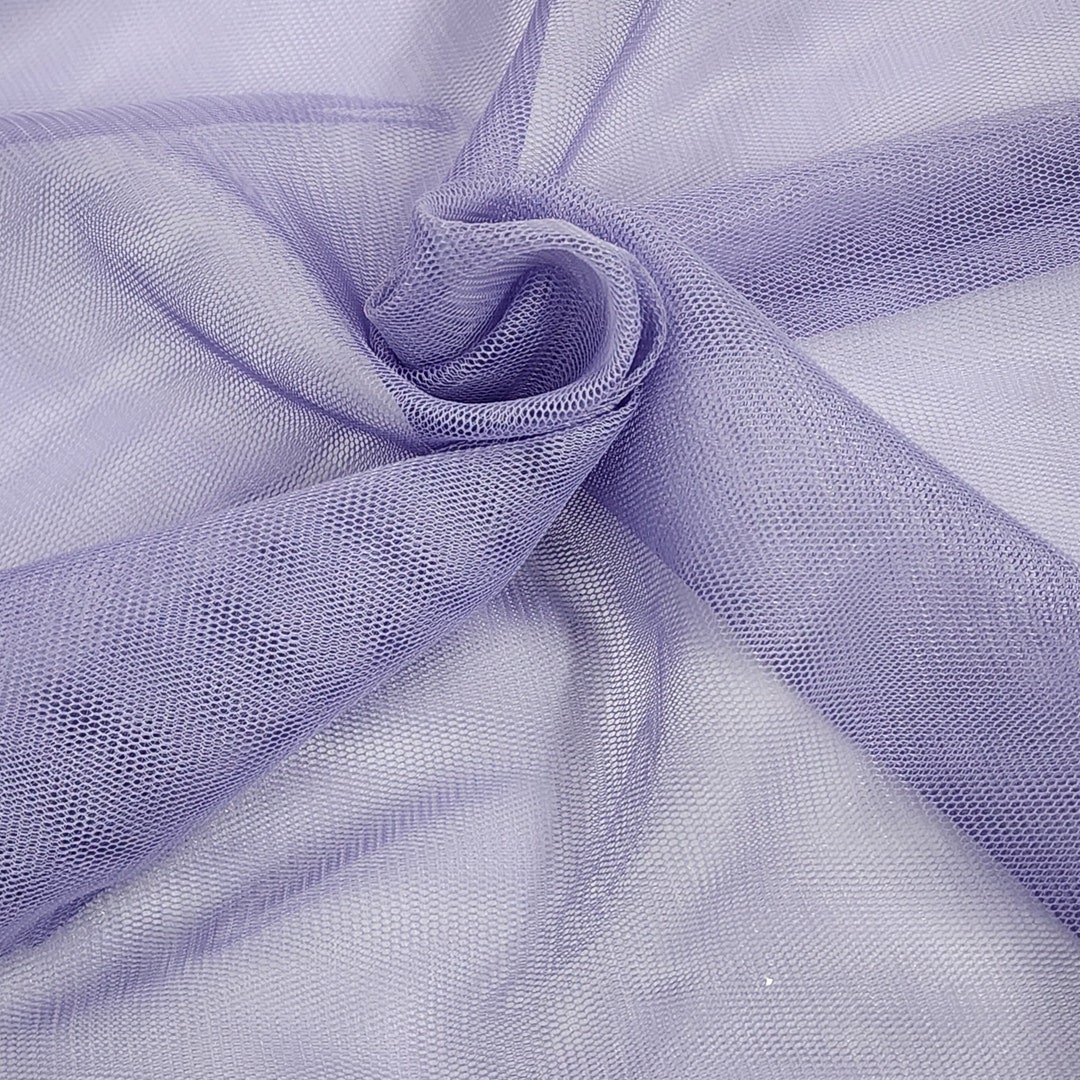 LAVENDER English Netting Fabric by the Yard, 58/60wide, Sheer Mesh ...
