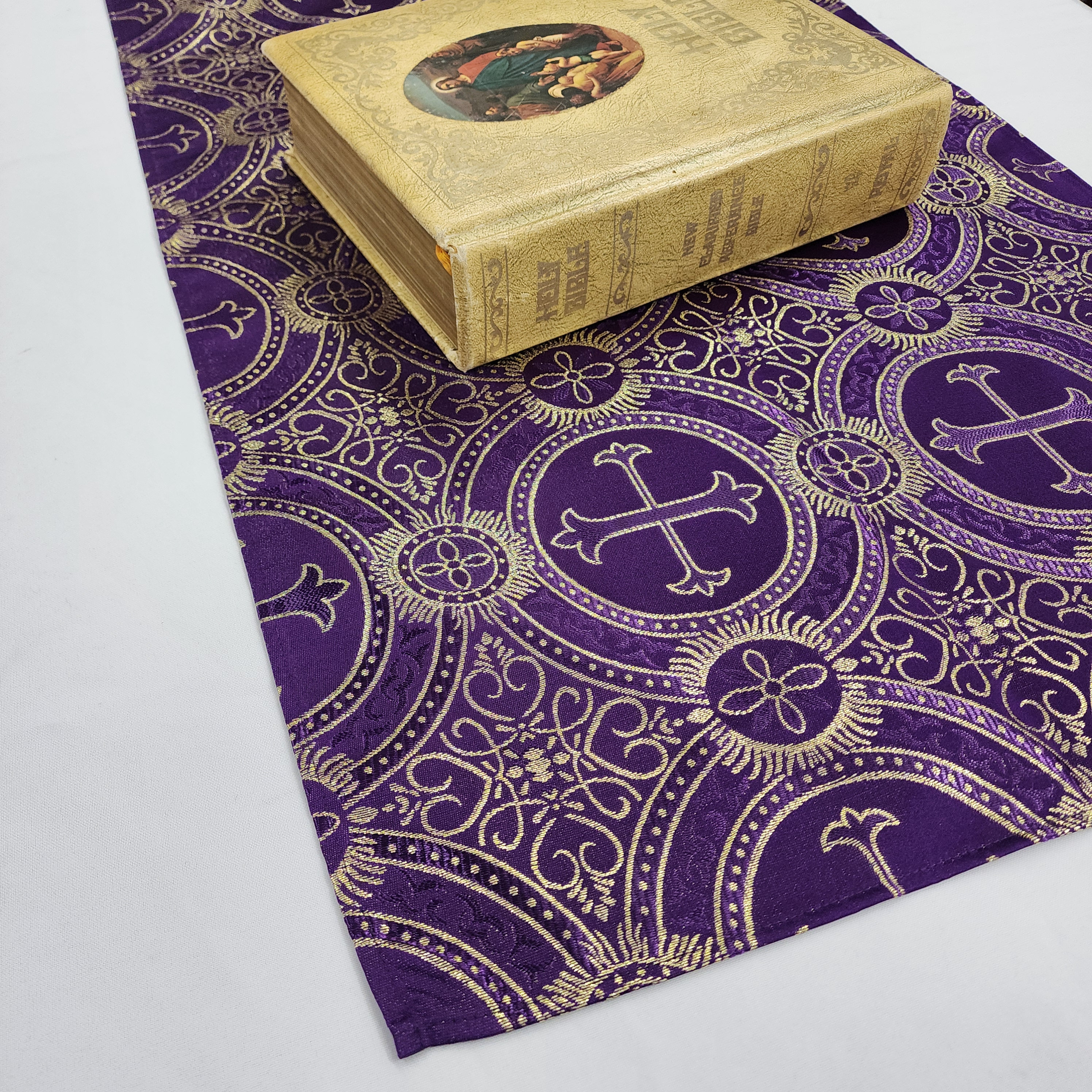 Purple Gold Altar Liturgical Cloths Catholic Christian Catechesis 5 ...