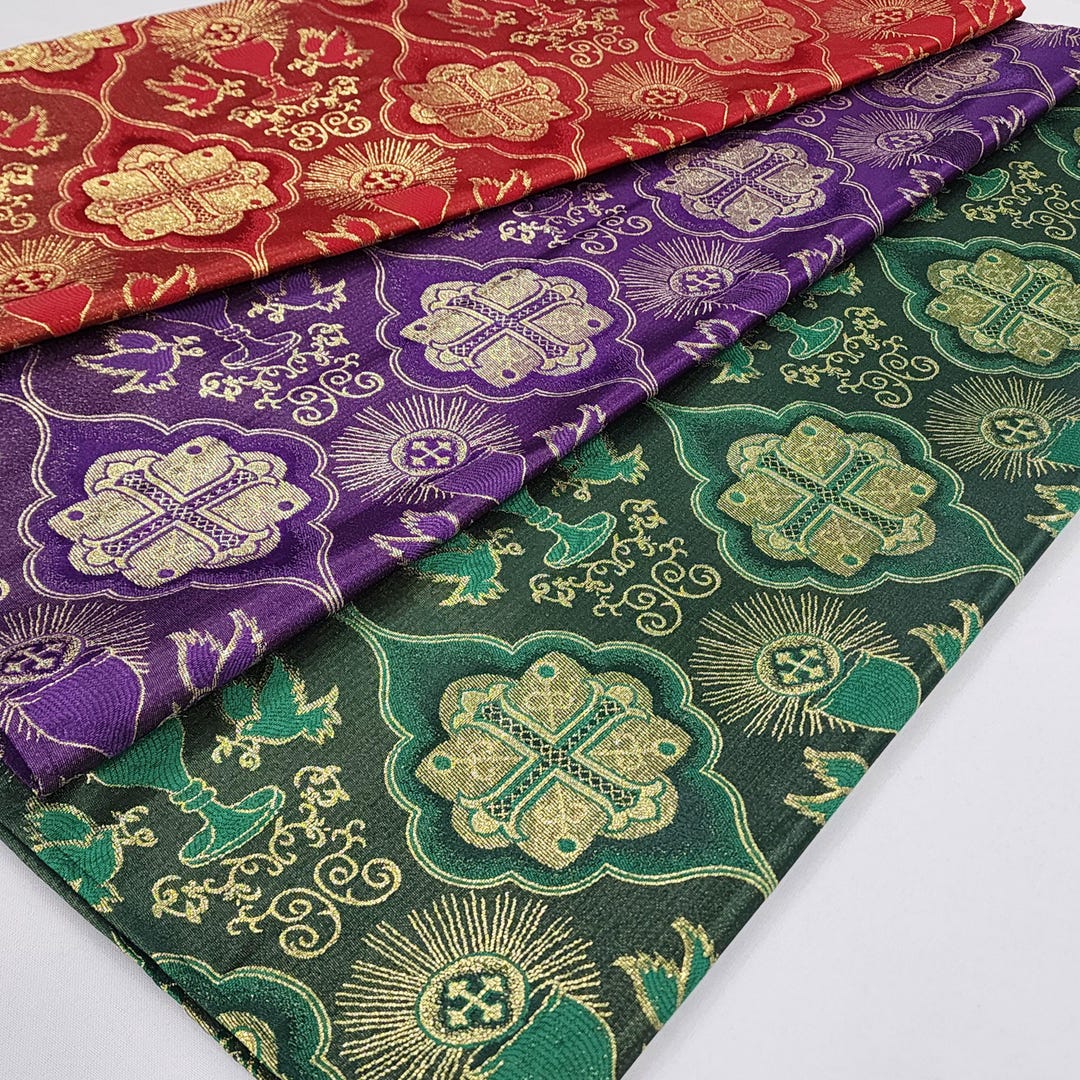 Liturgical Prayer Table Cloth Catholic Christian Catechesis Set of 3 ...