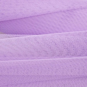LILAC English Netting Fabric by the Yard - Light Weight Net - Stretch ...