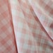 White Light Pink Blush 1 Big Checkered Gingham Buffalo Pattern Poly ...