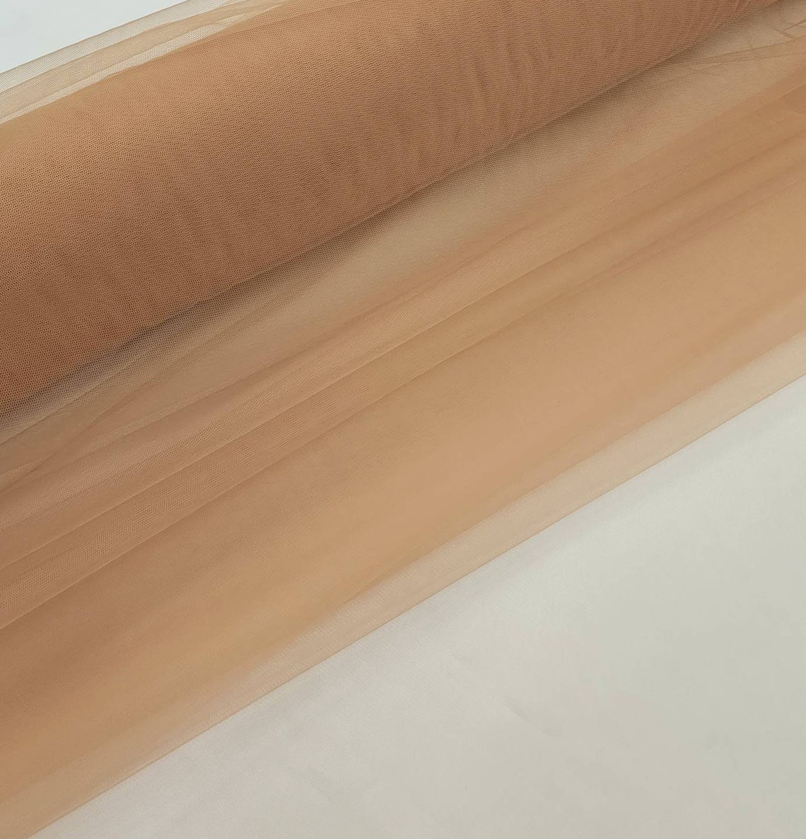 NUDE Skin Italian Tulle Luxury Fine Netting Tulle Fabric by the Yard ...