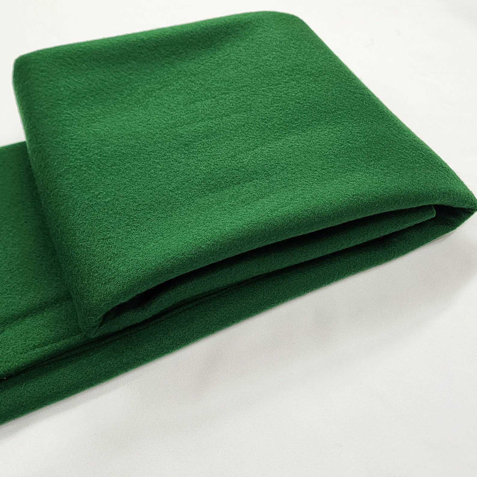 Emerald Green Acrylic Felt Fabric by the Yard, Crafts Fabric, 72 ...