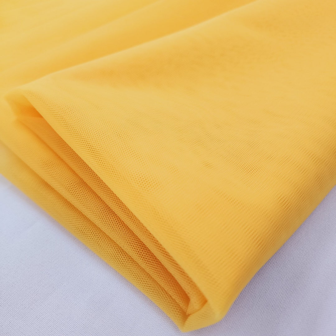 Mango Gold Italian Tulle Luxury Fine Netting Tulle Fabric by the Yard ...