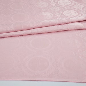 Light Pink Liturgical Fabric, Vestment,liturgical, Ecclesiastical ...