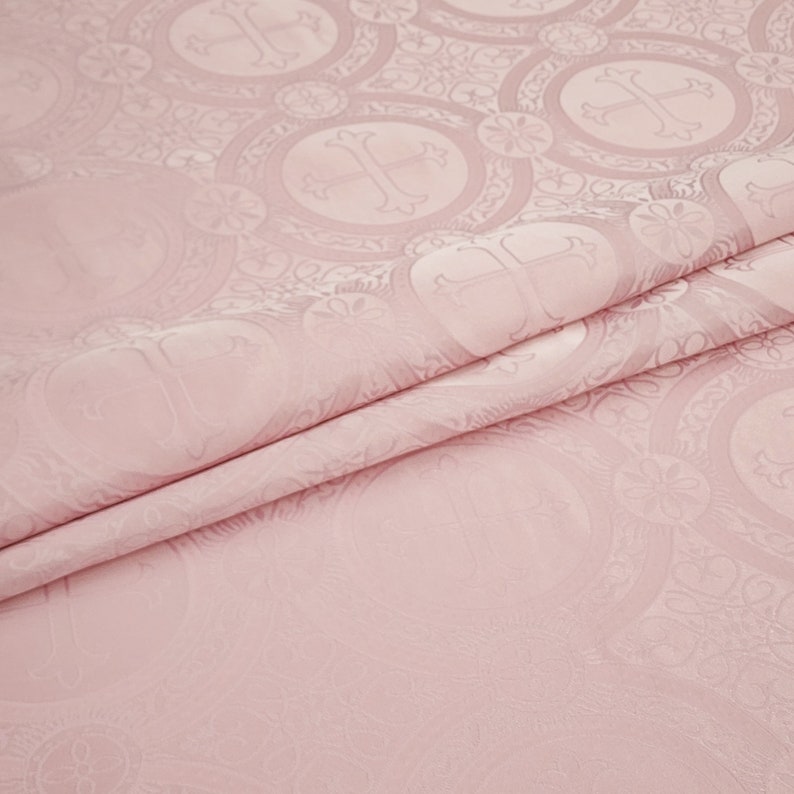 Light Pink Liturgical Fabric, Vestment,liturgical, Ecclesiastical ...
