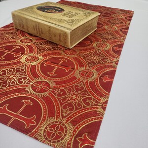 Red Gold Altar Liturgical Cloths Catholic Christian Catechesis 5 Sizes ...
