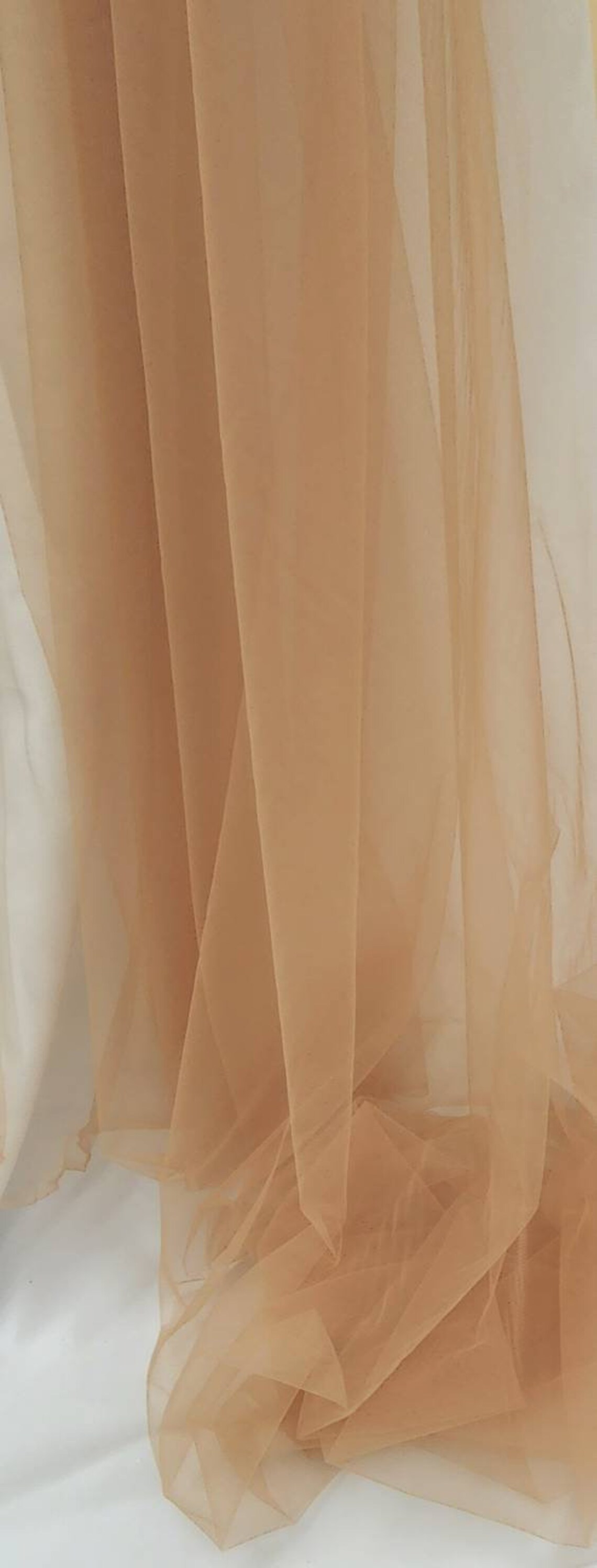 NUDE Skin Italian Tulle Luxury Fine Netting Tulle Fabric by the Yard ...