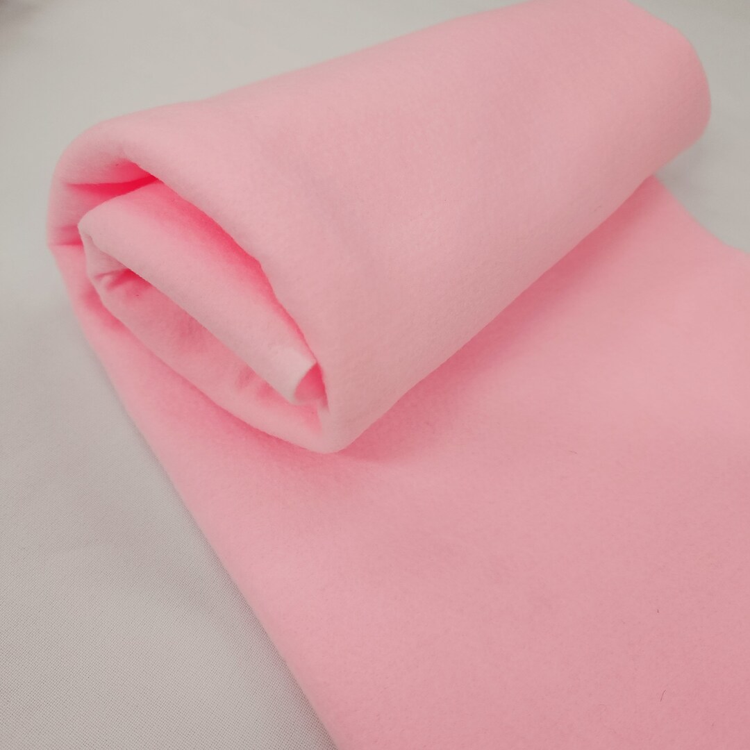 PINK Acrylic Felt Fabric by the Yard, Premium Felt for Crafts, 72 ...