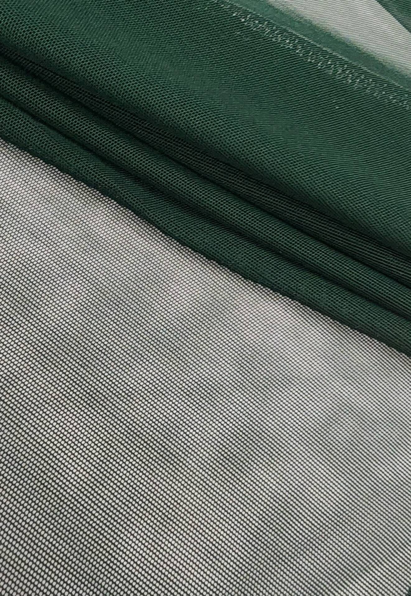 HUNTER GREEN Power Mesh - 4-way Stretch Mesh - Polyester/spandex Fabric ...