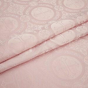 Light Pink Liturgical Fabric, Vestment,liturgical, Ecclesiastical ...
