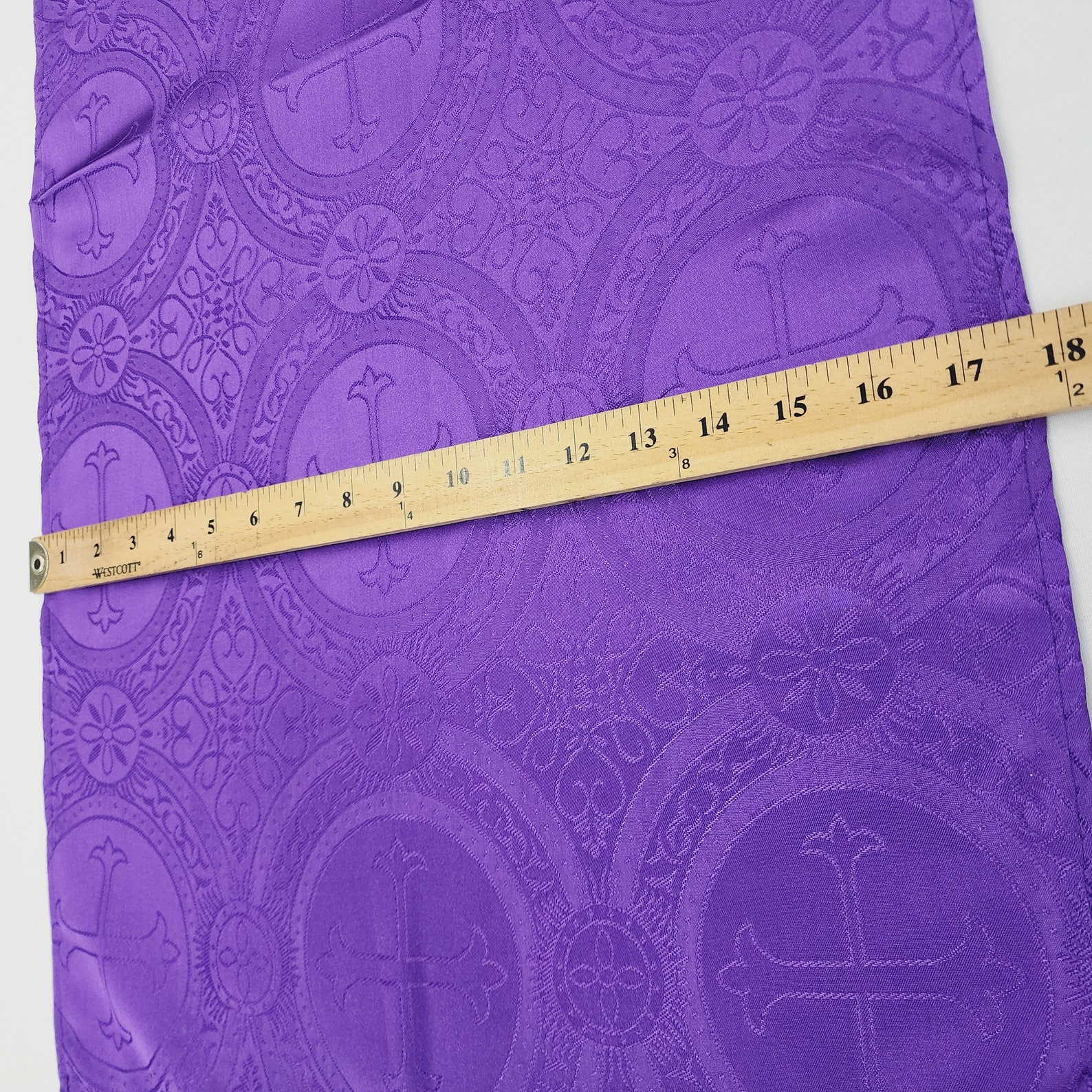 Purple Liturgical Prayer Table Cloth Home Altar Catholic Christian Lent ...
