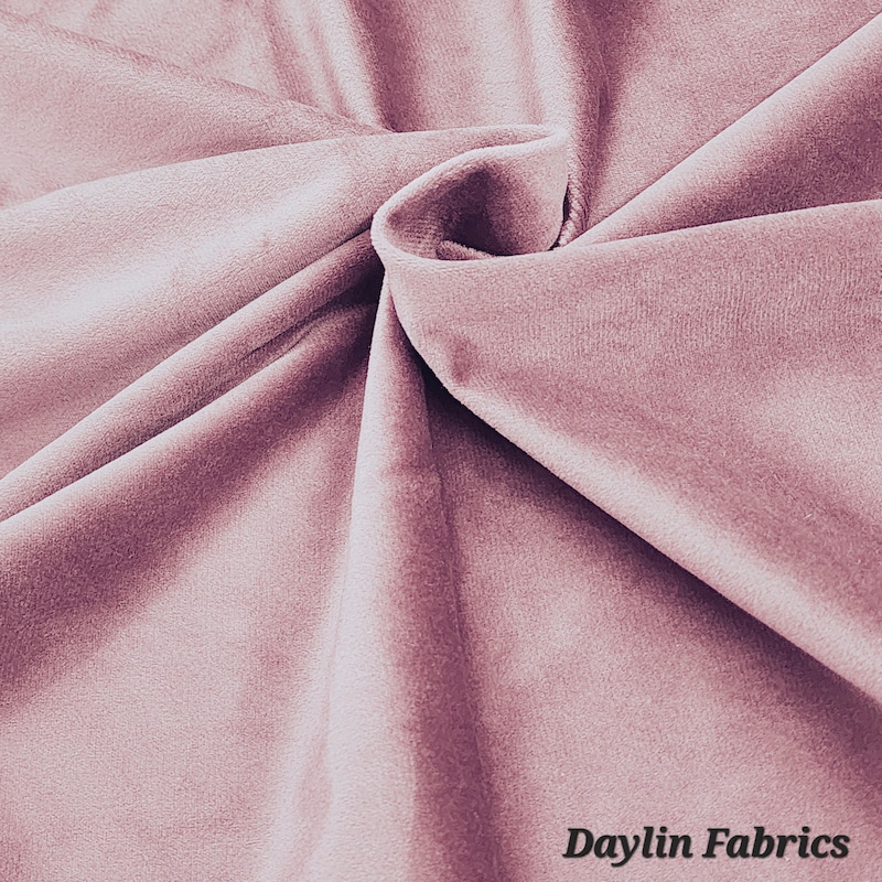 Blush Velvet Fabric - Etsy