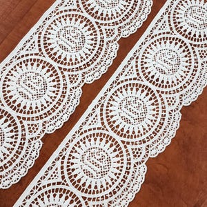 White Marian Lace Liturgical Trim Fabric Altar Decor Catholic Edging ...