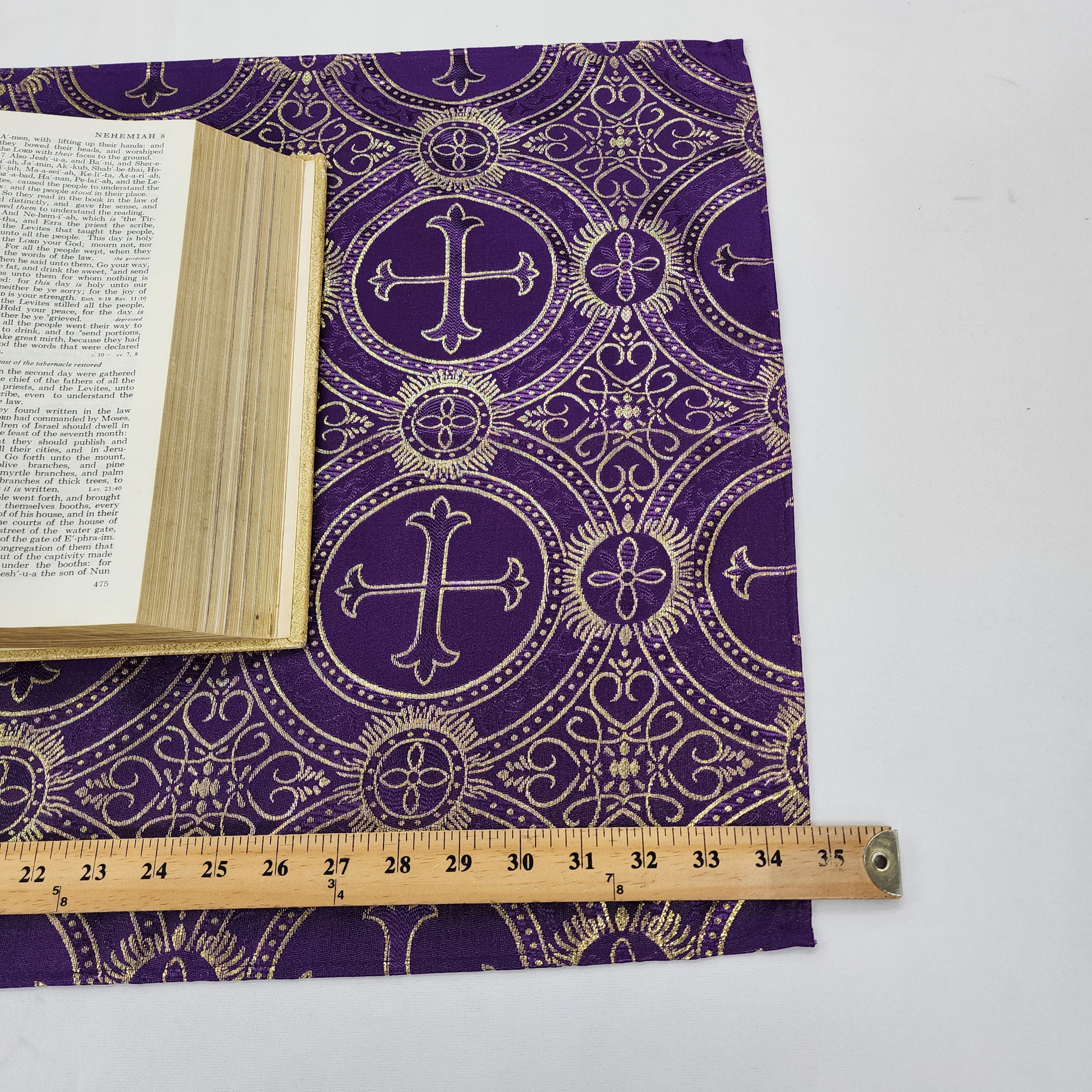 Purple Gold Altar Liturgical Cloths Catholic Christian Catechesis 5 ...