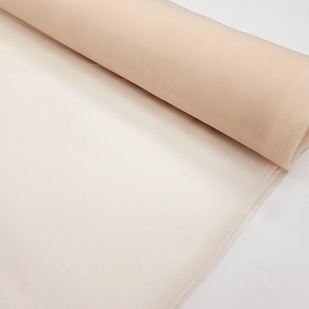 French Creme Italian Tulle Luxury Fine Netting Tulle Fabric by the Yard ...