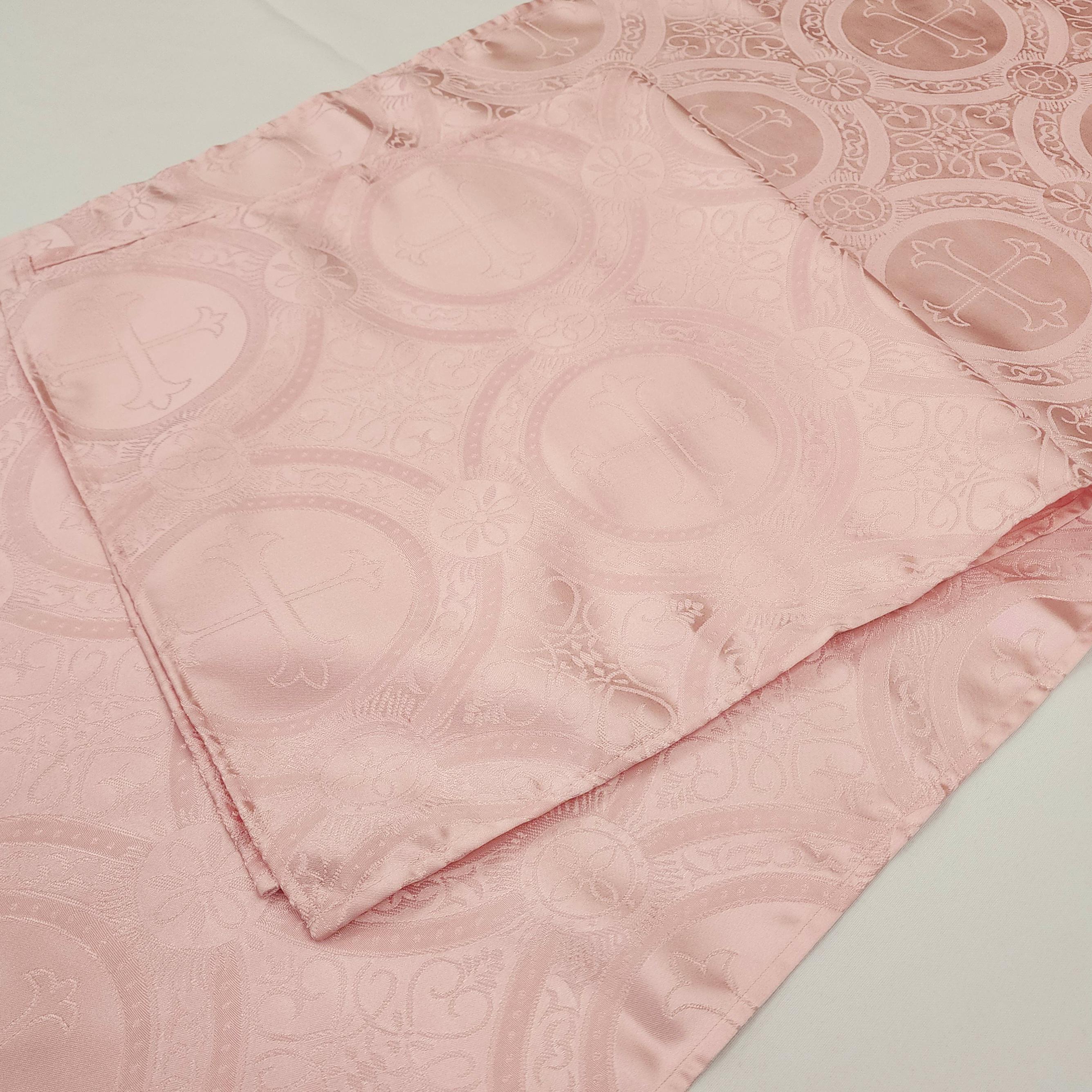 Pink Liturgical Prayer Table Cloth Home Altar Catholic Christian Lent ...