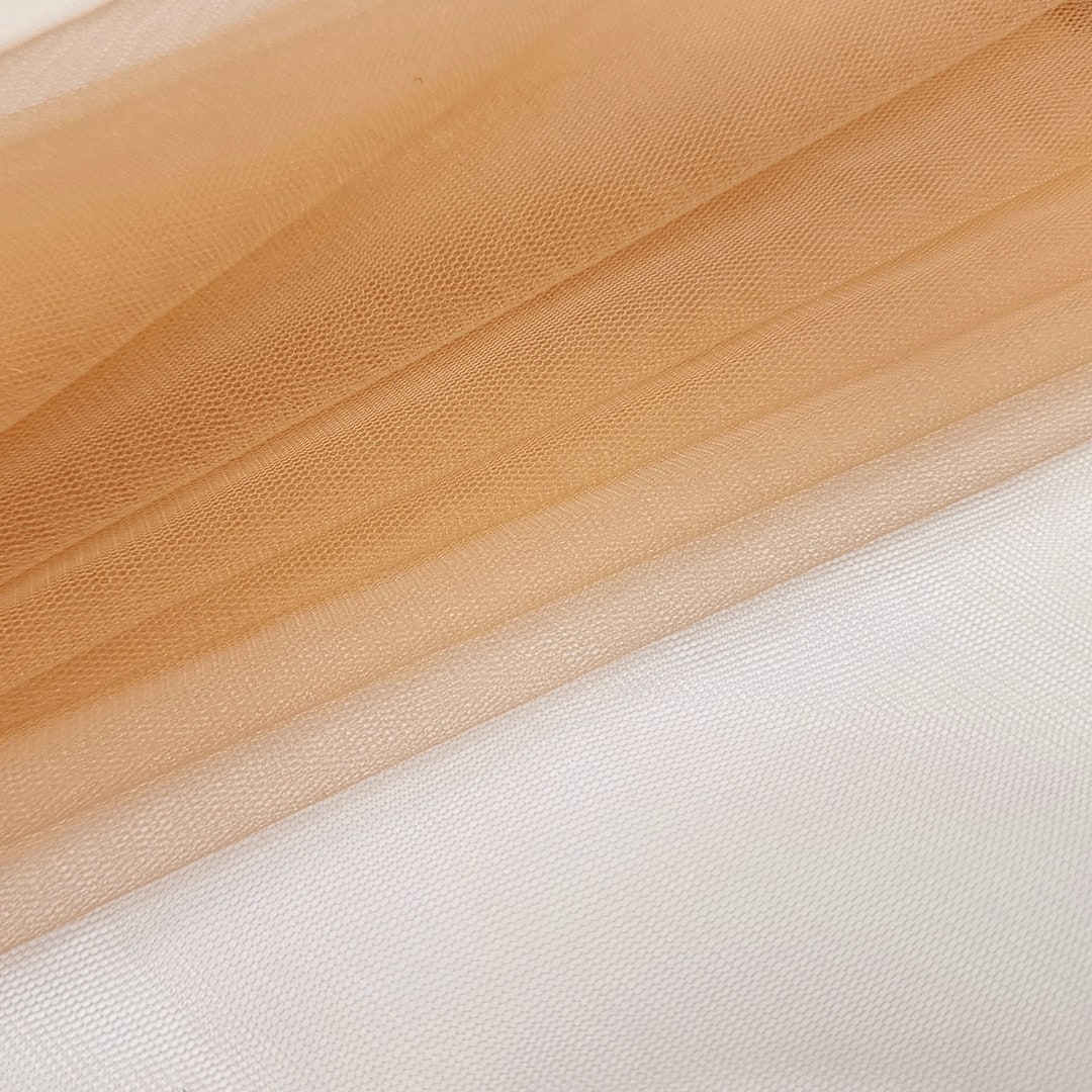 Nude Skin Color 100% Nylon Netting Tulle Fabric by the Yard, Luxury ...