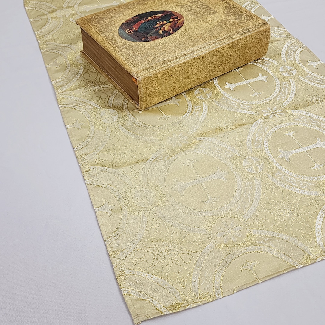 Ivory Gold Altar Liturgical Cloths Catholic Christian Catechesis 5 ...