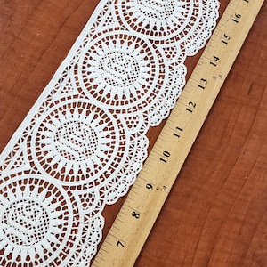 White Marian Lace Liturgical Trim Fabric Altar Decor Catholic Edging ...