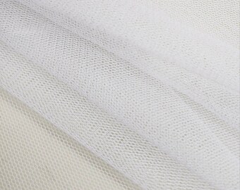Katie WHITE English Netting Fabric by the Yard 10067 - Etsy
