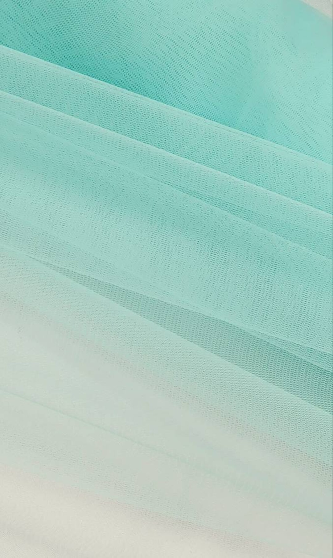 Mint Italian Tulle Luxury Fine Netting Tulle Fabric by the Yard for ...