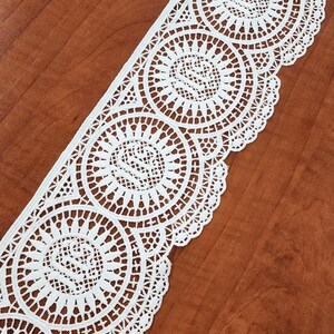 White Marian Lace Liturgical Trim Fabric Altar Decor Catholic Edging ...