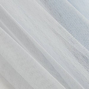 Light Blue English Netting Fabric by the Yard - Light Weight Net ...
