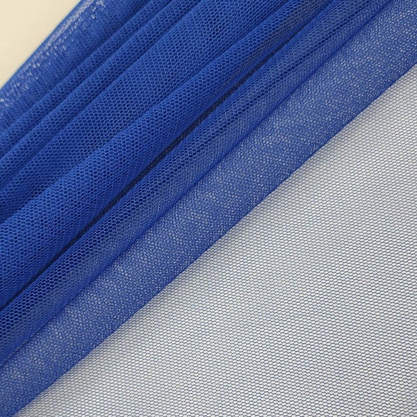 Blue English Net Fabric - Etsy
