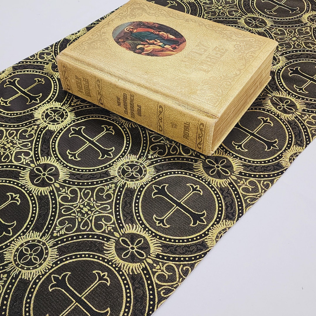 Black Gold Altar Liturgical Cloths Catholic Christian Catechesis 5 ...