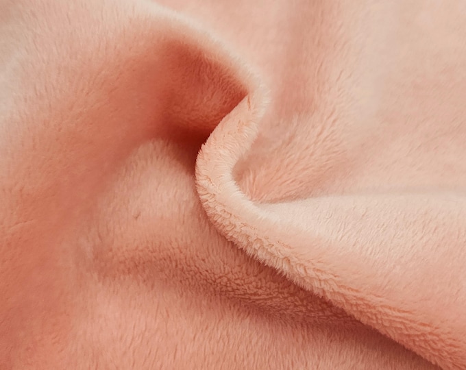 Mint Green Minky Fabric by the Yard 60” Wide Soft Cuddle Fabric 3.mm ...