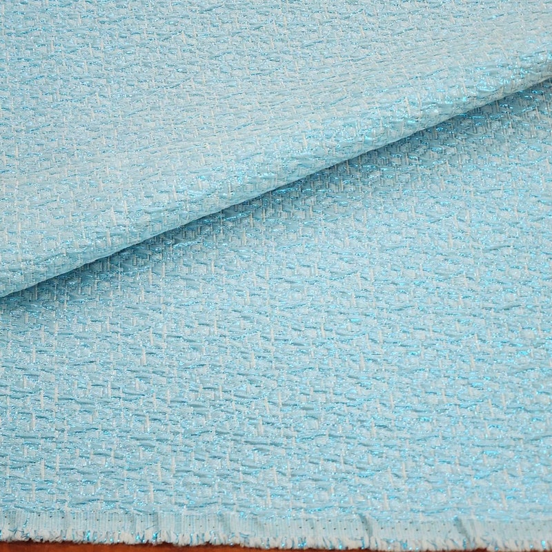 Sky Blue Brocade Fabrics - Etsy