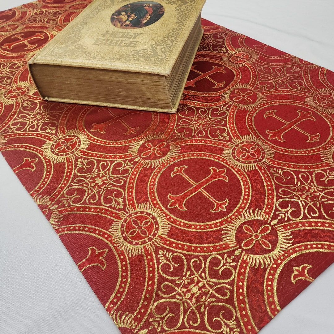Red Gold Altar Liturgical Cloths Catholic Christian Catechesis 5 Sizes ...