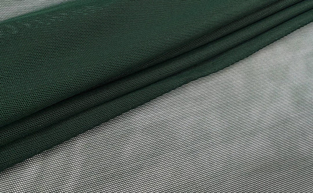 HUNTER GREEN Power Mesh 4-way Stretch Mesh Polyester/spandex Fabric by ...