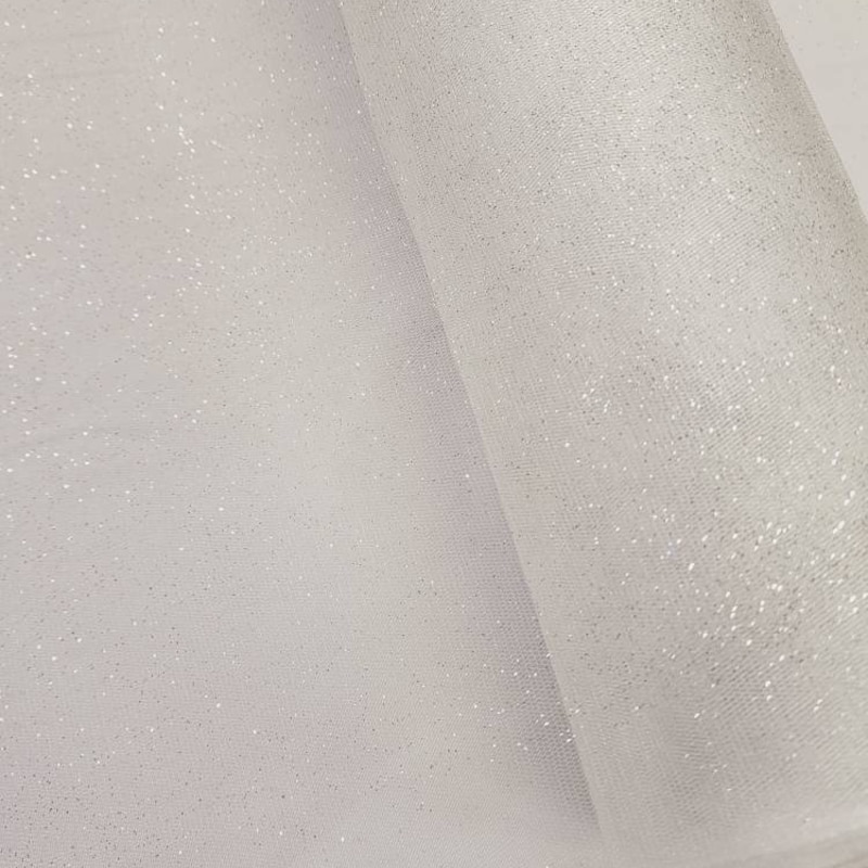 Off White Embroidered Tulle Fabric - Etsy