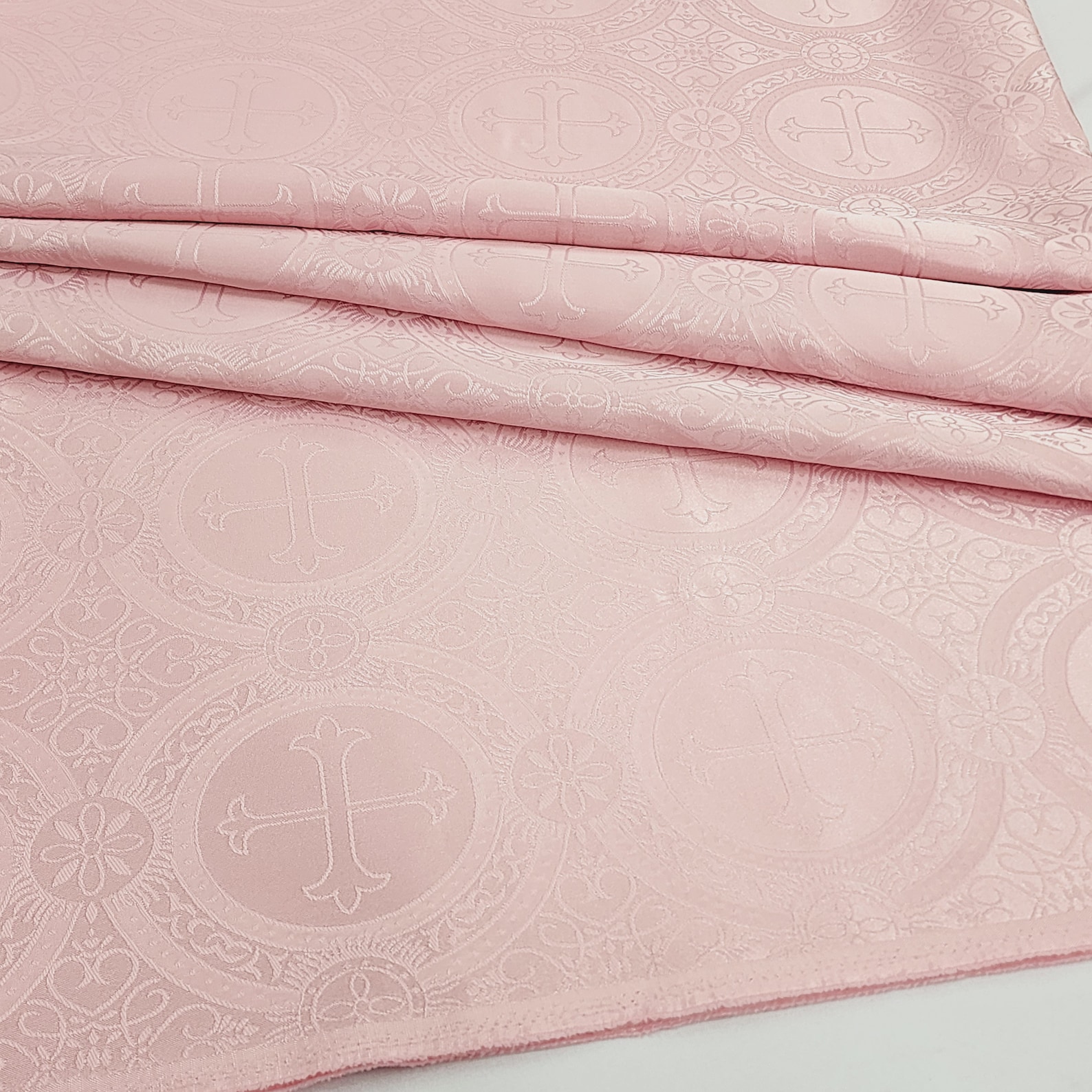 Light Pink Liturgical Fabric, Vestment,liturgical, Ecclesiastical ...