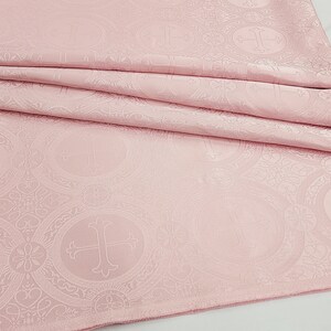 Light Pink Liturgical Fabric, Vestment,liturgical, Ecclesiastical ...