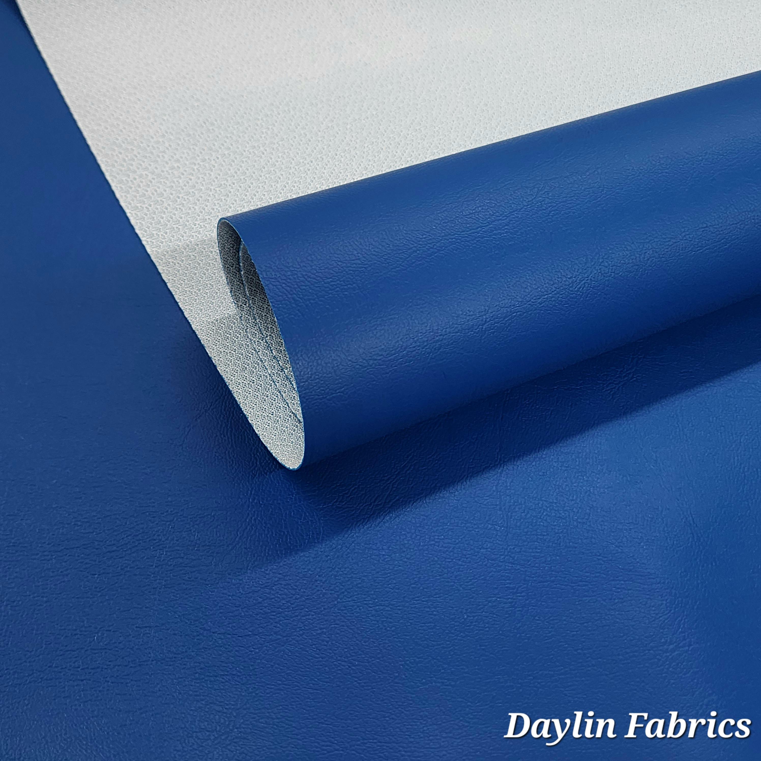 Royal Blue Marine Vinyl Fabric Sold by the Yard Vinyl Fabric Faux ...
