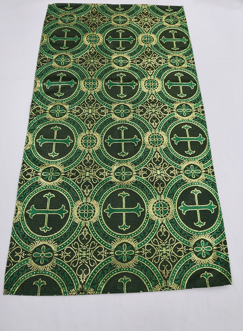 Hunter Green Gold Altar Liturgical Cloths Catholic Christian Catechesis ...