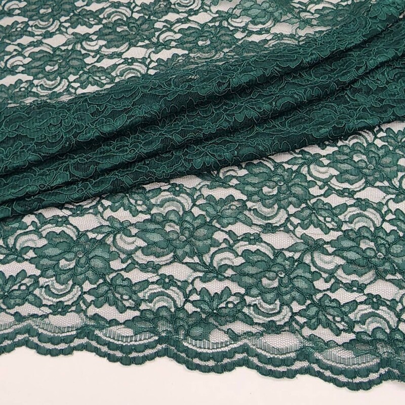 Green Lace Fabric - Etsy