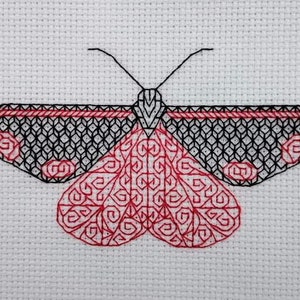 Vibrant Wings Blackwork Butterfly Pattern Set - Etsy