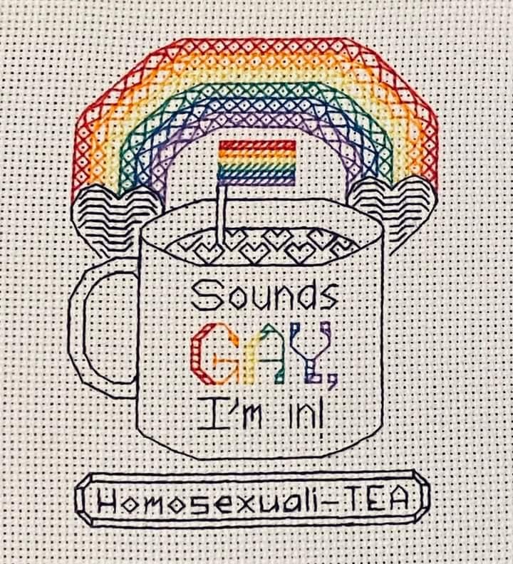 LGBTQ Pride 2024 Blackwork Pattern Set - Etsy